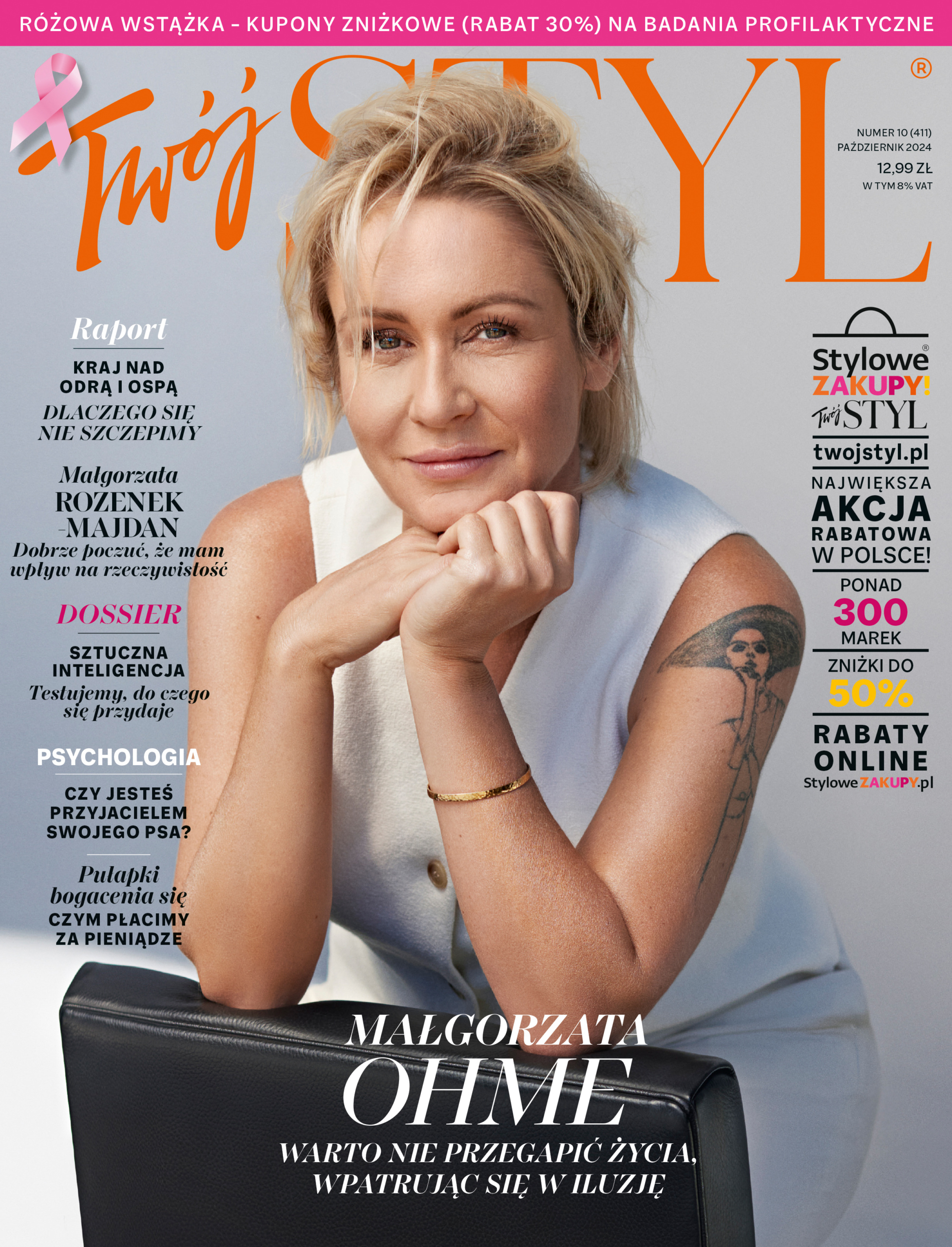 „Twój Styl” 10/2024 z akcją kuponową „Stylowe Zakupy” - Wydawnictwo Bauer