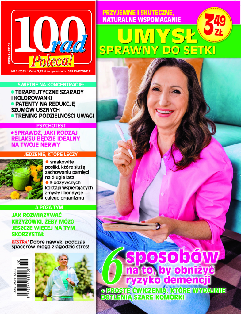 100 rad poleca „Umysł sprawny do setki” - Wydawnictwo Bauer